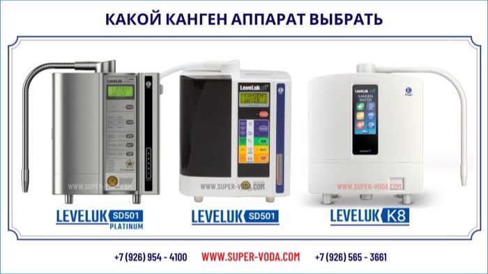 КАНГЕН ВОДА И КАНГЕН АППАРАТЫ