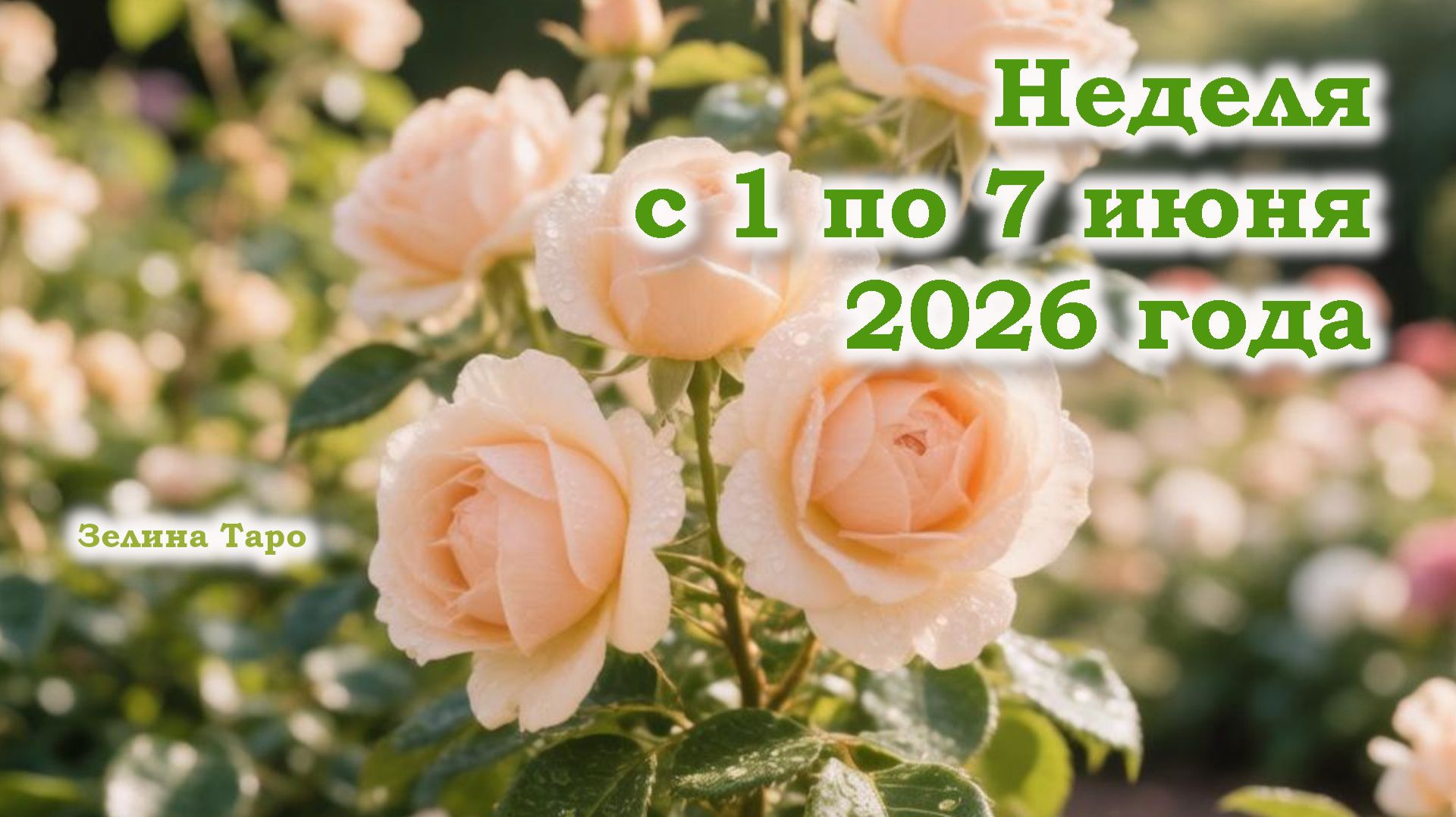 Неделя с 1 по 7 июня 2026 года