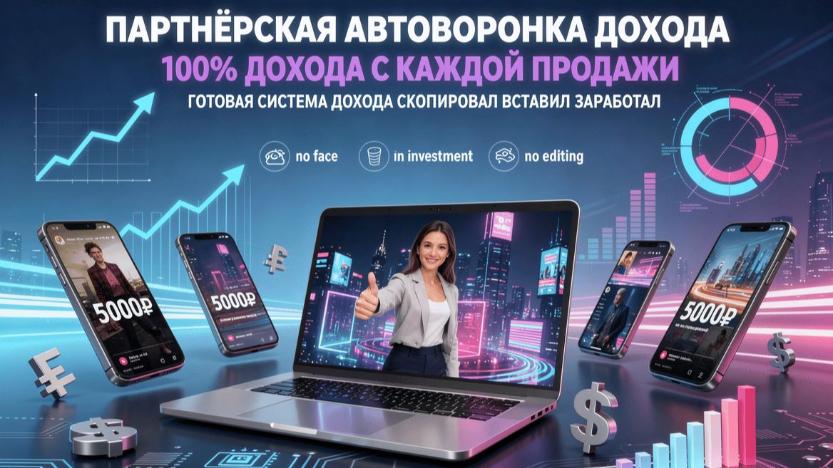 ПАРТНЁРСКАЯ АВТОВОРОНКА ДОХОДА.