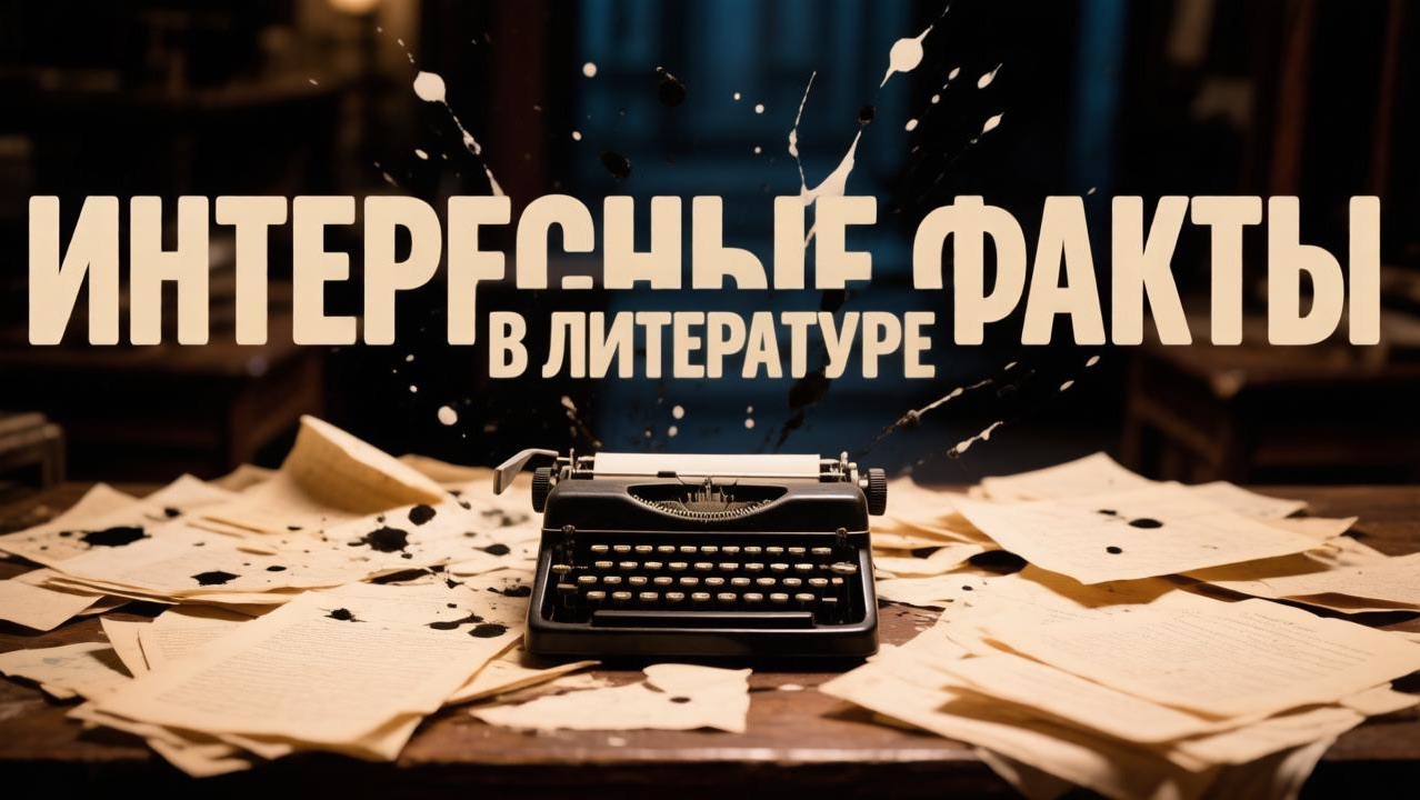 Интересные факты в литературе