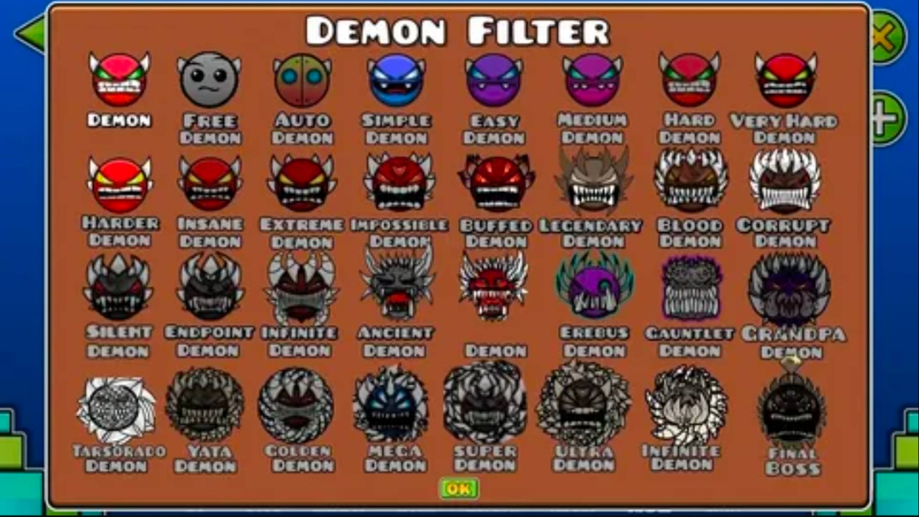 geometry dash прохождение демонов