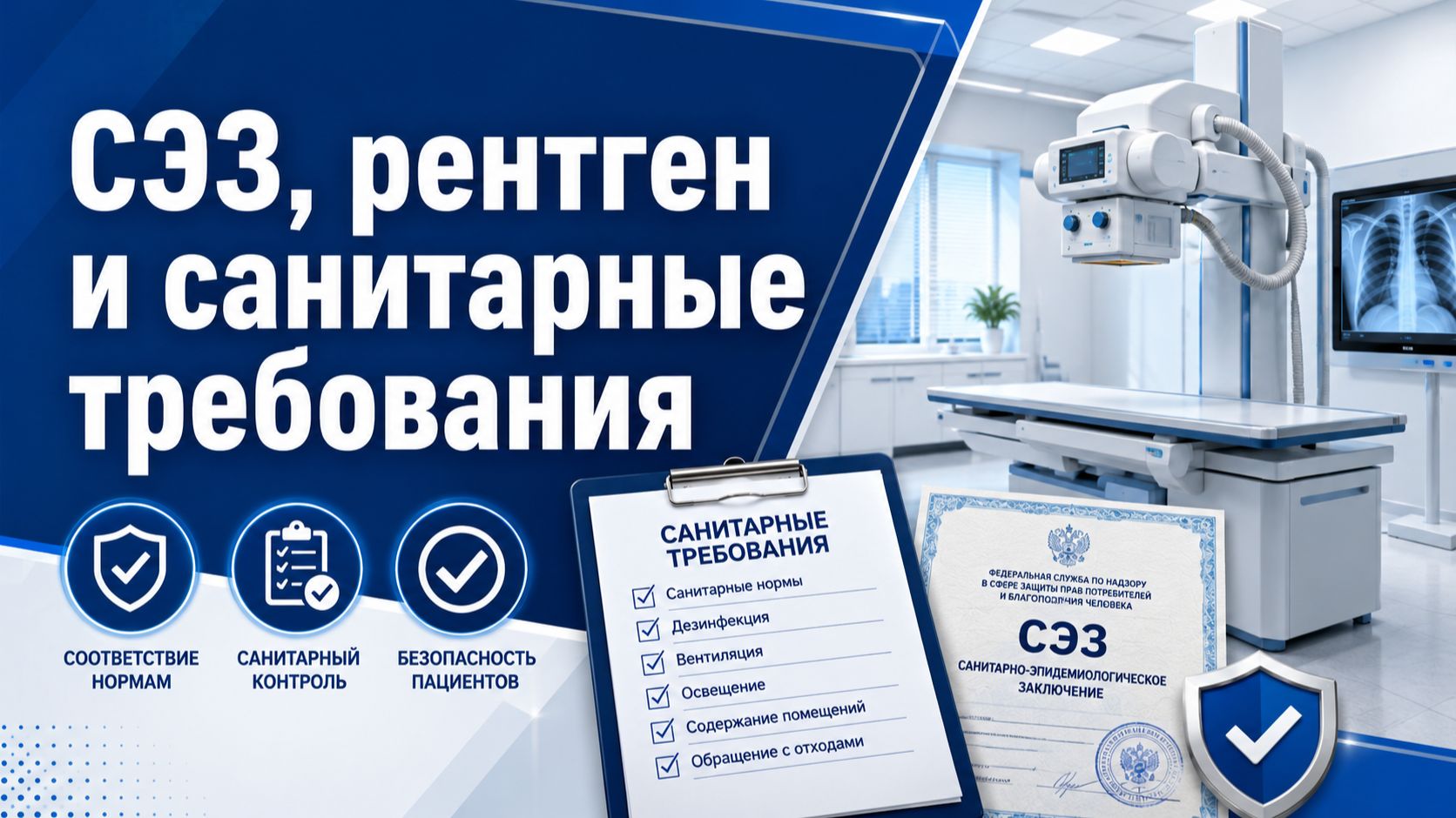 СЭЗ, рентген и санитарные требования
