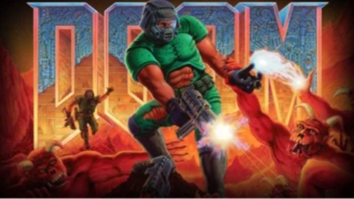 матрас играет в doom