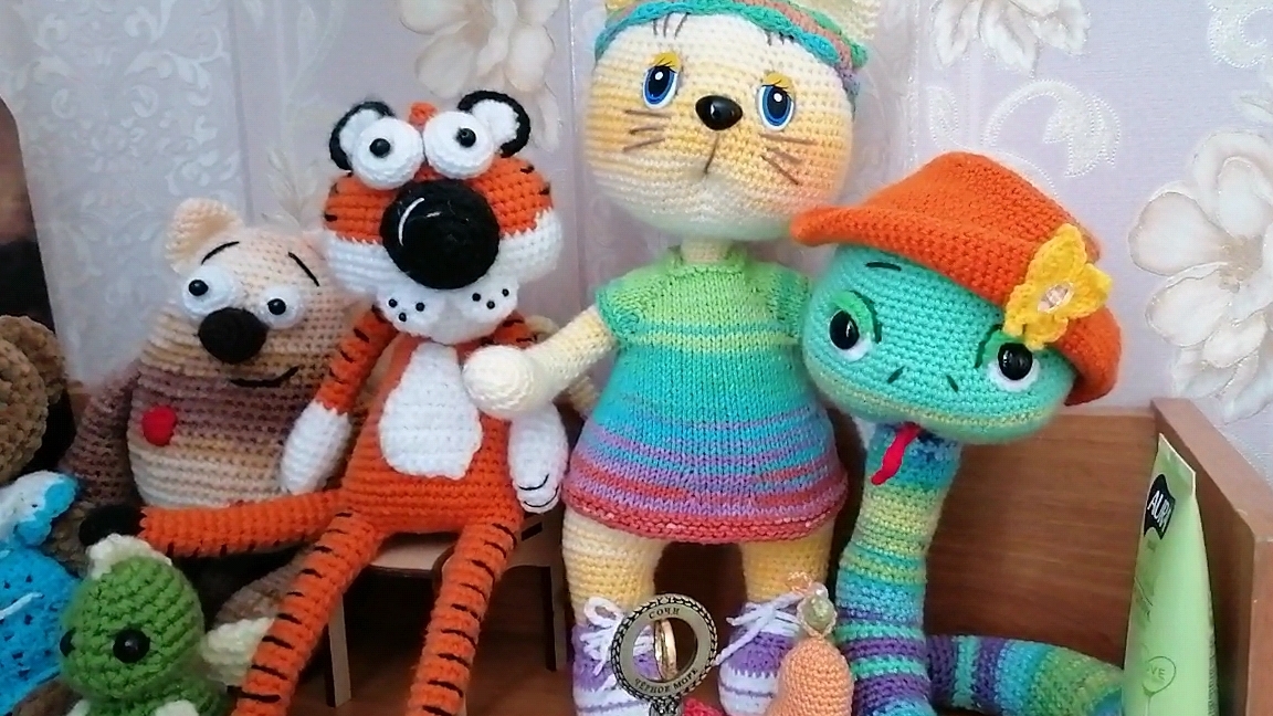 Мои вязаные игрушки.