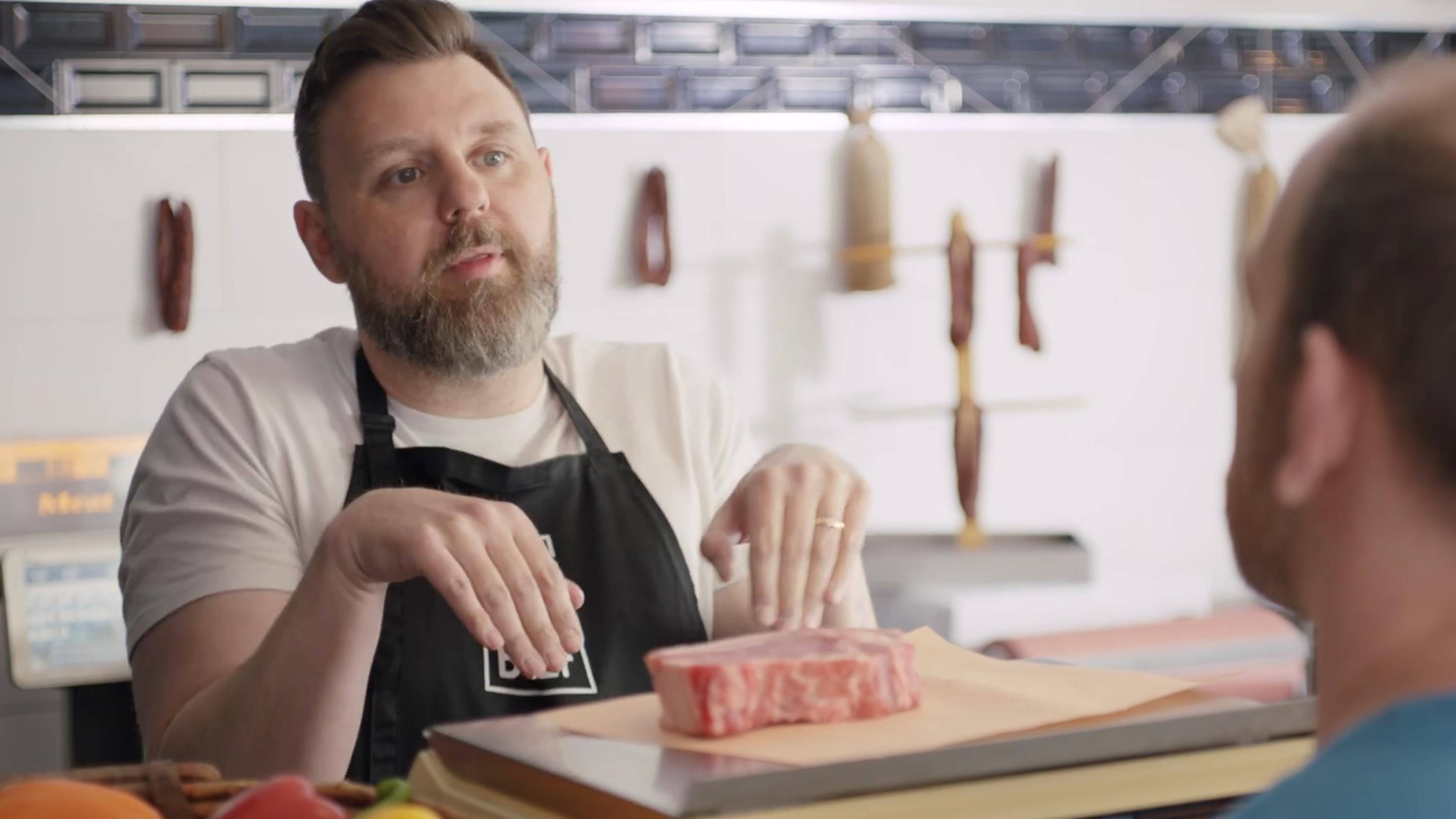 Ассоциация производителей говядины Онтарио рекламная кампания Ask You Butcher Anything