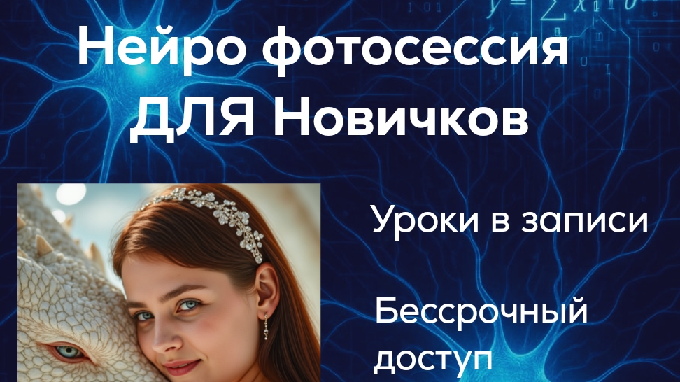 ″Нейрофотосессия для чайников″ курс 5 уроков