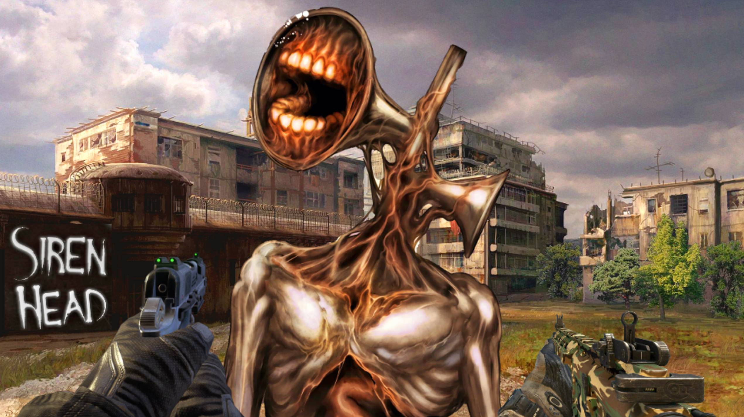 SIREN HEAD. Охота на Сиреноголового.