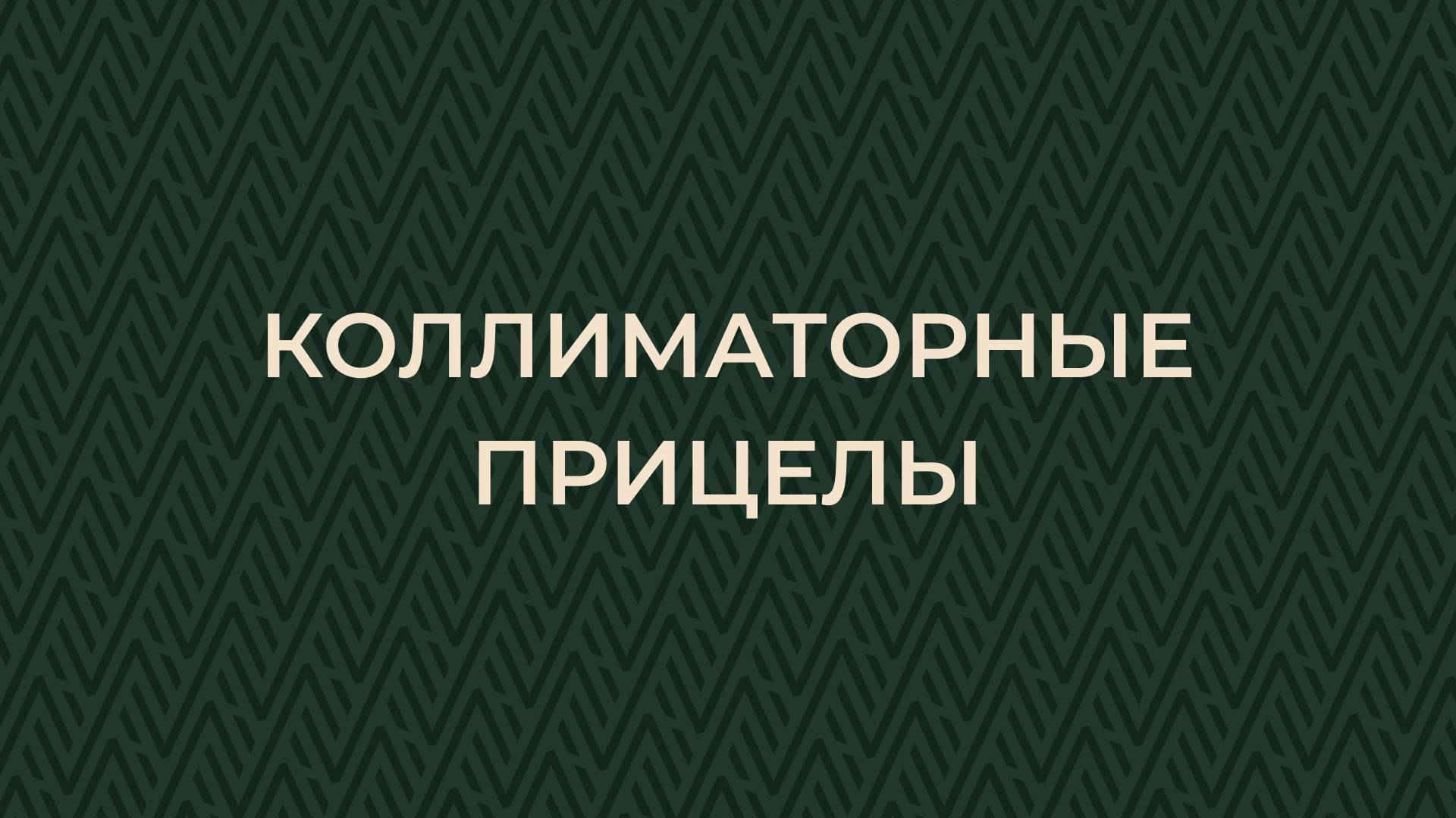 Коллиматорные прицелы ARTELV для охоты
