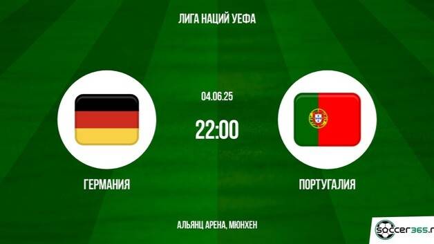 (Лига наций 🔴) Германия Португалия - Прямая Трансляция 4 июня
