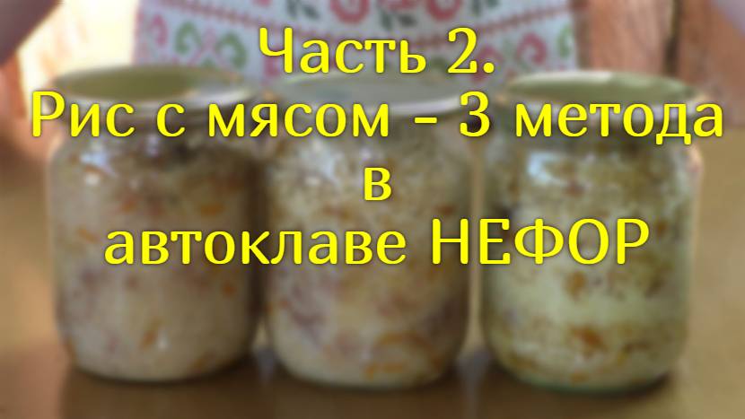 Каши в автоклаве НЕФОР