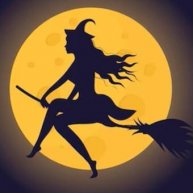 Иконка канала Таро чёрное на белом