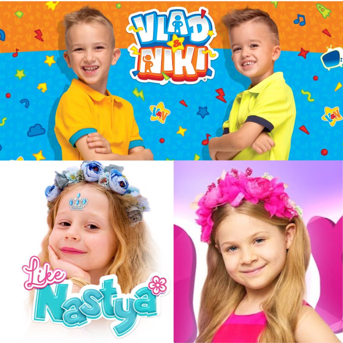 Иконка канала Like Nastya, Diana & Vlad Niki