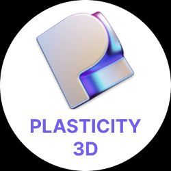 Иконка канала Plasticity 3D / Blender / Substance