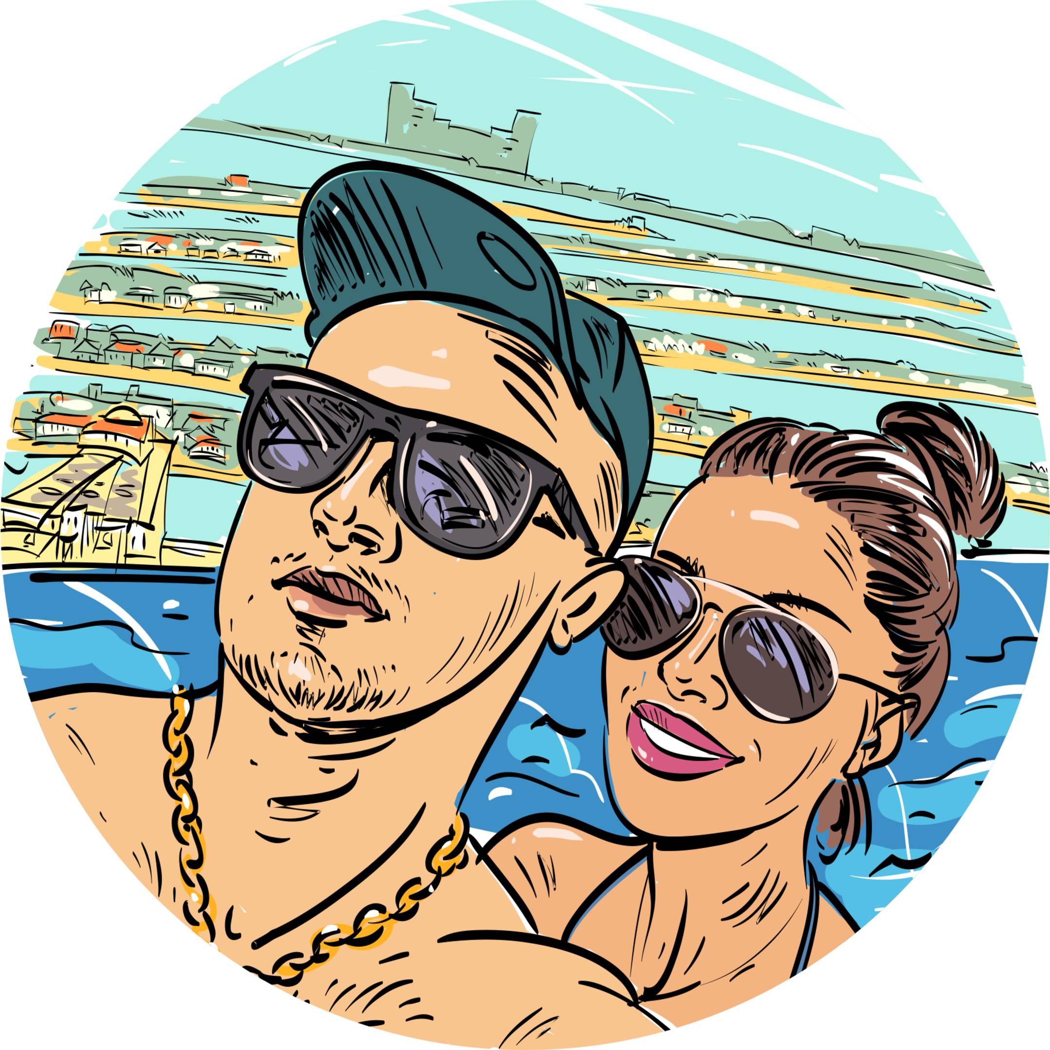 Иконка канала ХОЧУ СЮДА ★ Андрей и Таня