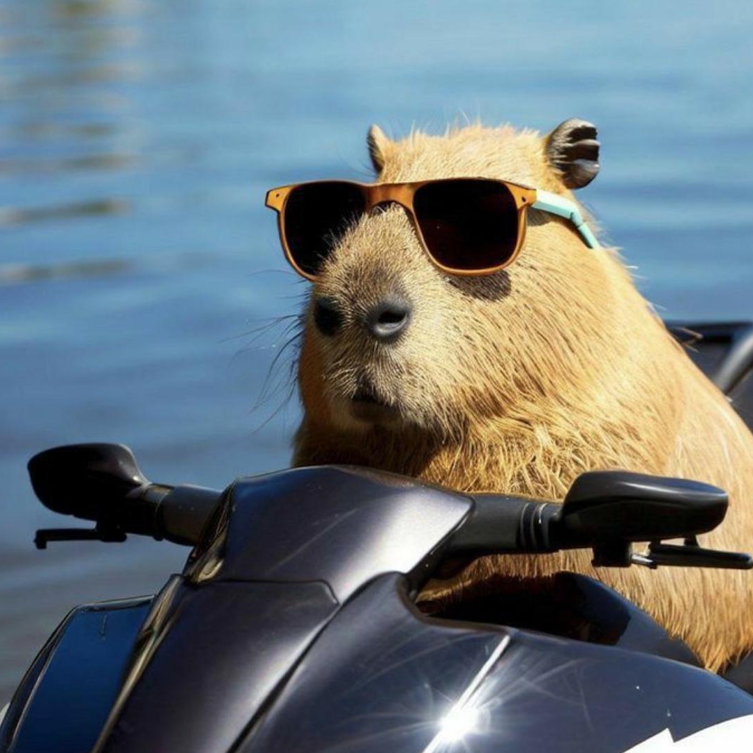 Иконка канала Дима и капибара.