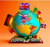 Иконка канала Speak Fluent 🇪🇸🇰🇷🇺🇸🇩🇪🇬🇧