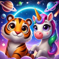 Иконка канала Tiger & Unicorn🐯🦄