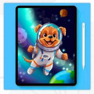 Иконка канала РИСУЕМ НА ПЛАНШЕТЕ - Digital- Иллюстрация