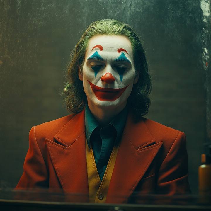 Иконка канала В стиле "грустного клоуна"