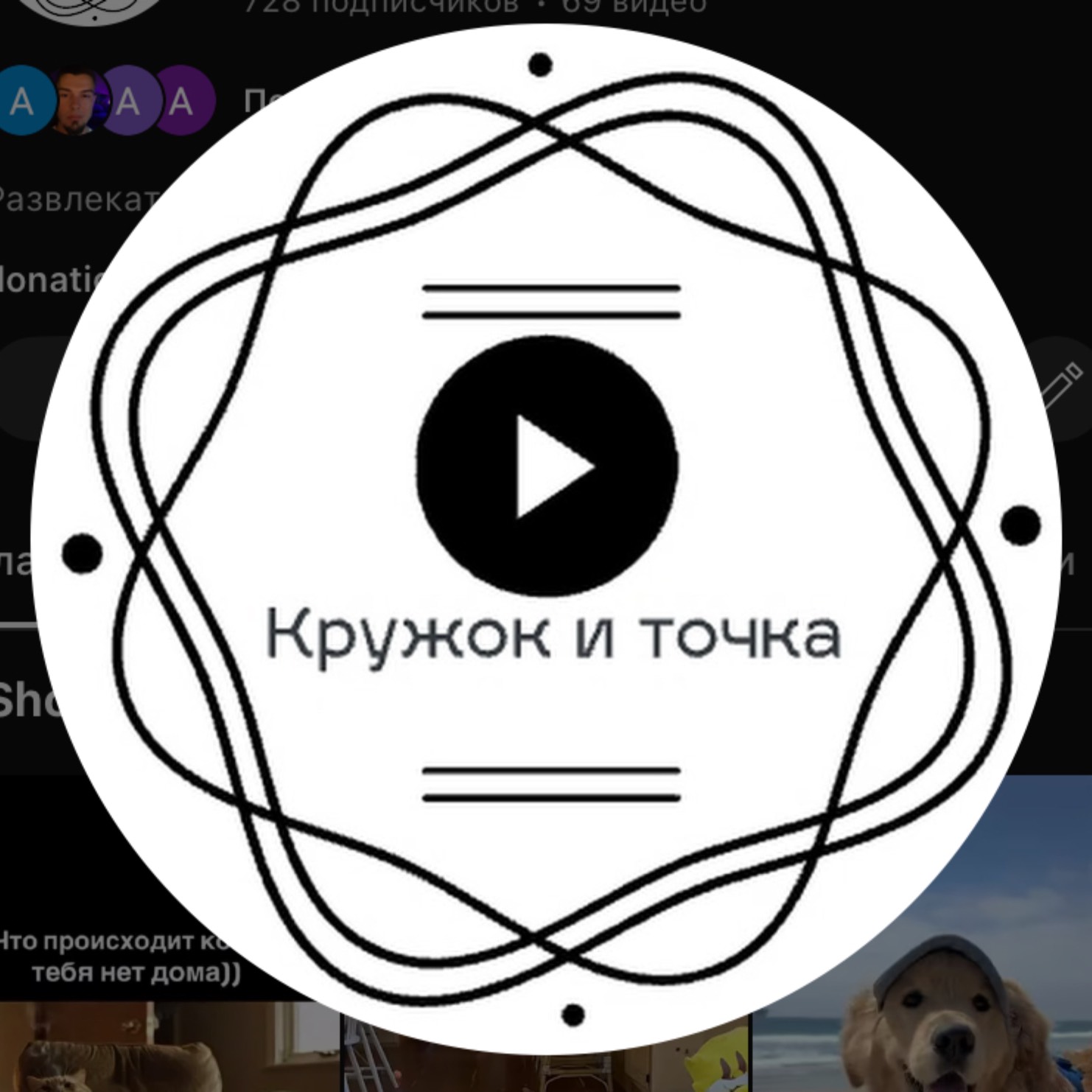 Иконка канала Кружок и точка