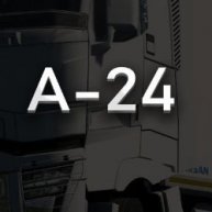 Иконка канала А-24 ОБЗОРЫ МОДОВ НА ЕTS 2 И ATS