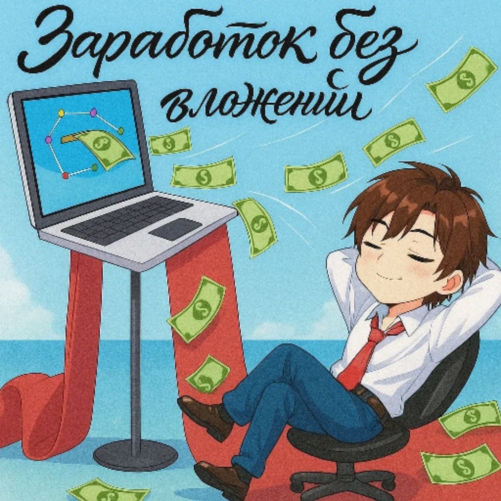 Иконка канала Заработок без вложений и с вложениями