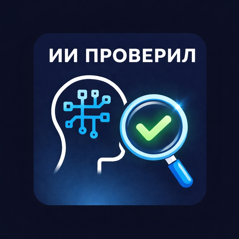 Иконка канала ИИ ПРОВЕРИЛ