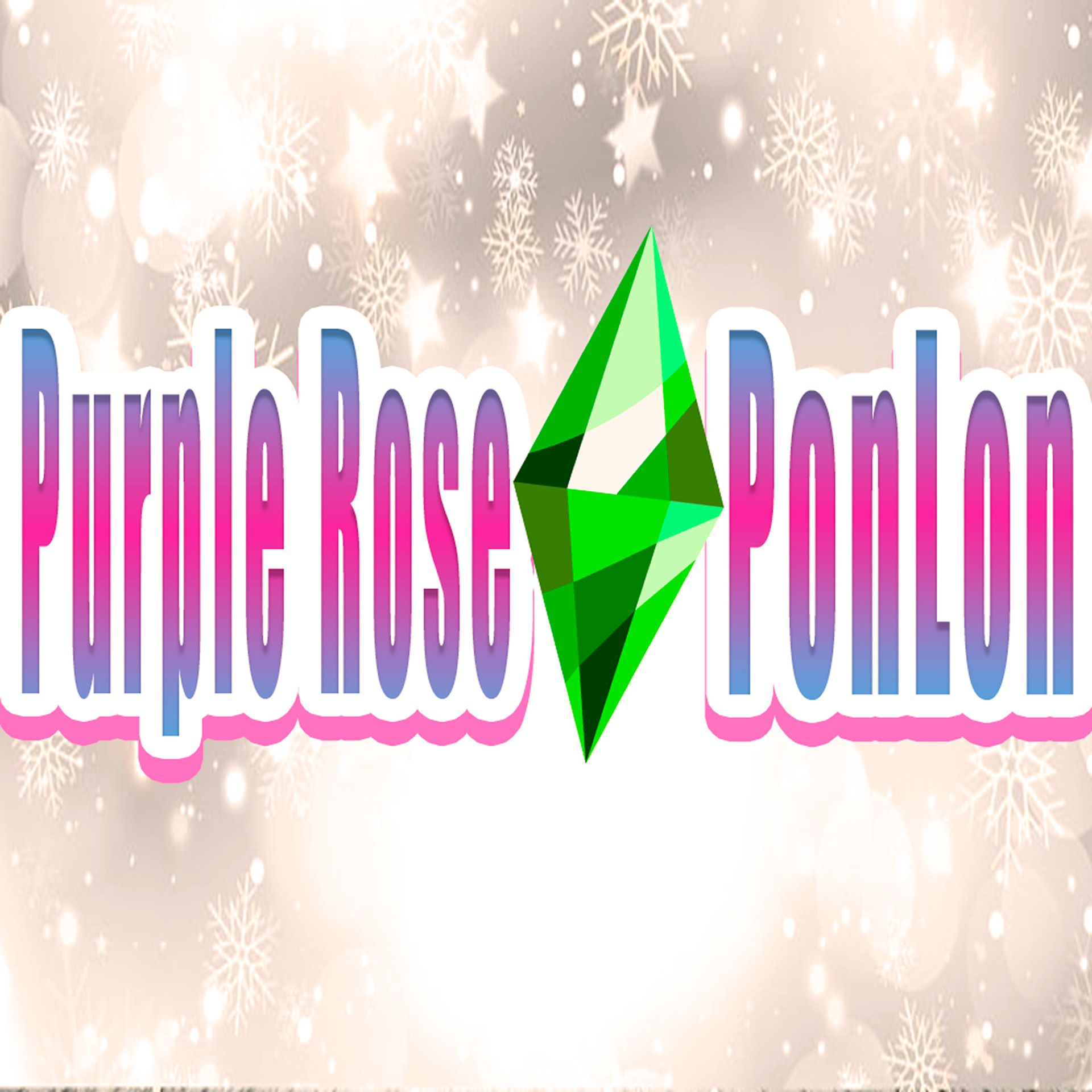 Иконка канала Purple Rose | PonLon | The Sims 4