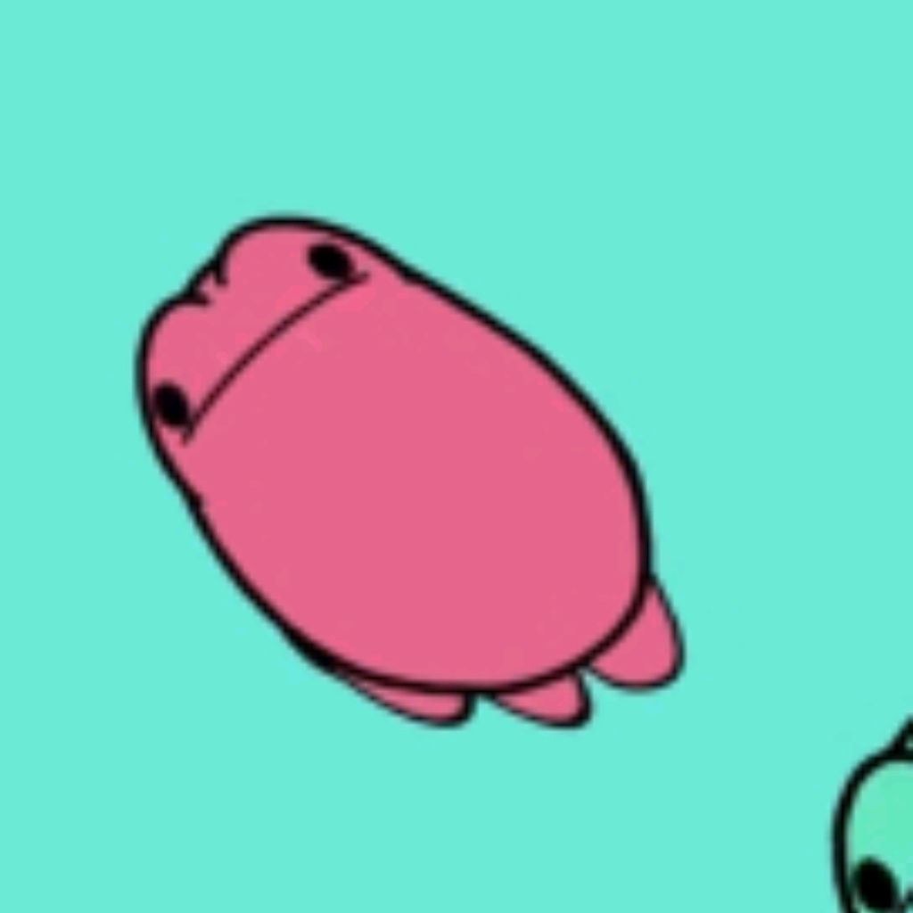 Иконка канала малиновый лягушонок