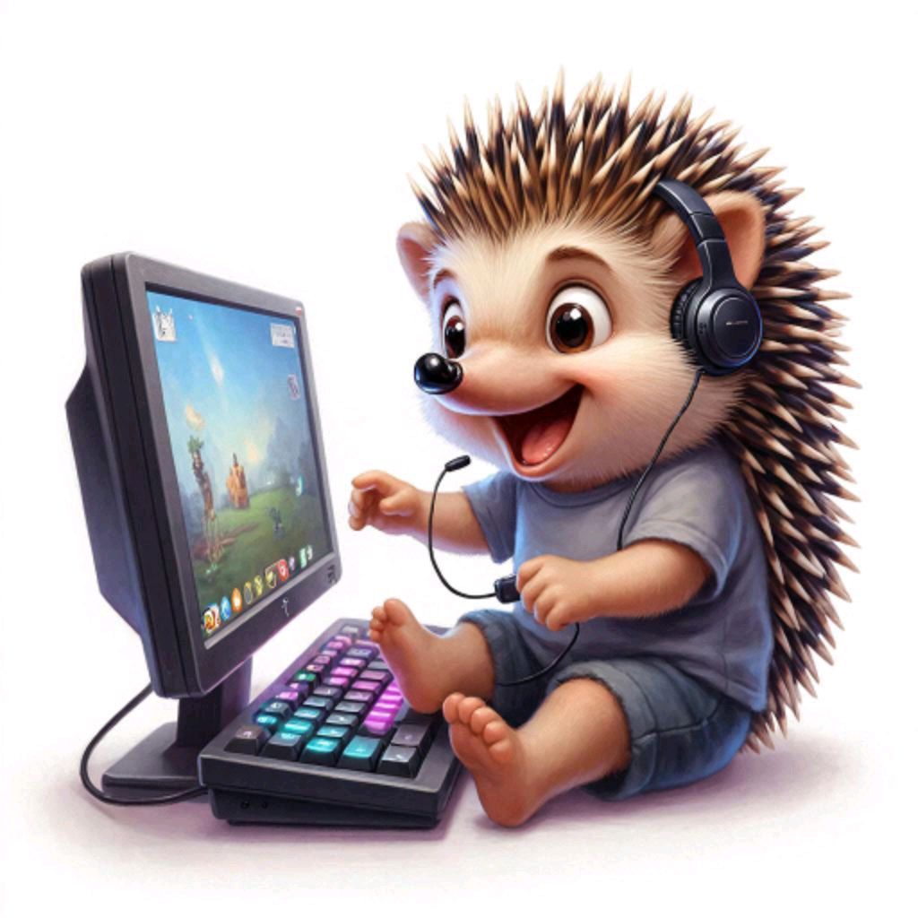 Иконка канала Играющий Ежик