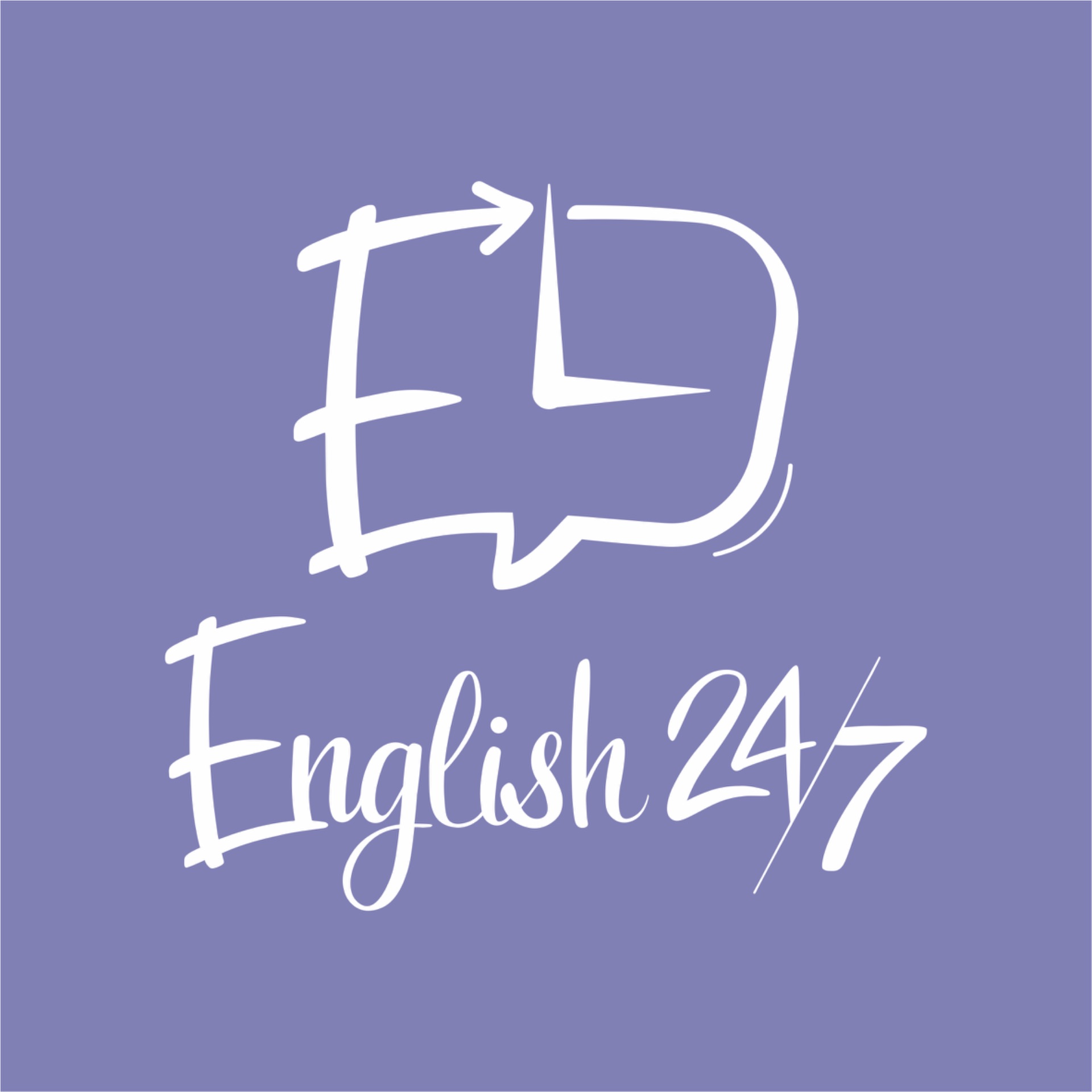 Иконка канала #English24/7