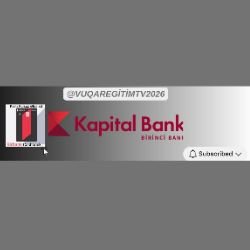 Иконка канала @VUQAREGITIMTV2026