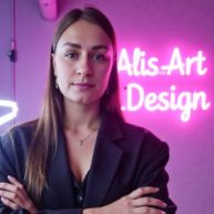 Иконка канала AlisArt — Дизайн & Вёрстка. GetCourse | Tilda + AI