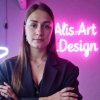 Иконка канала AlisArt — Дизайн & Вёрстка. GetCourse | Tilda + AI