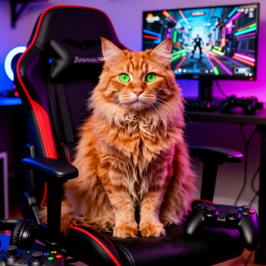 Иконка канала просто кот games