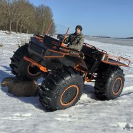 Иконка канала Вездеход мототолкач мотобуксировщик Ураган AVT 4*4