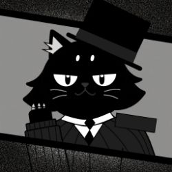 Иконка канала ⬛CAT HARDARTMODLOL⬛ (АНИМАТОР, СТРИМЕР, ГЕ