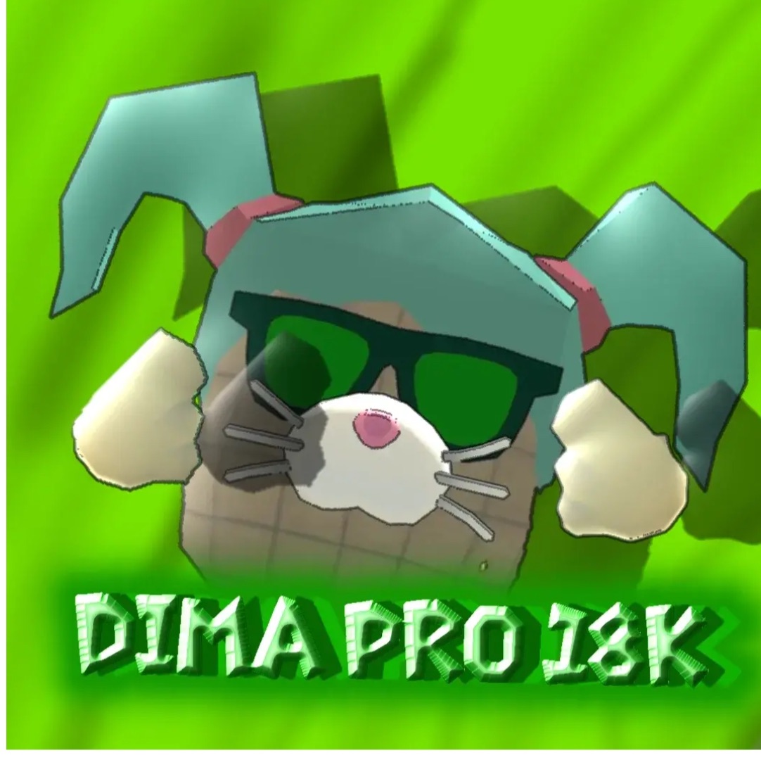 Иконка канала Димапро крутые игры 18к🚀