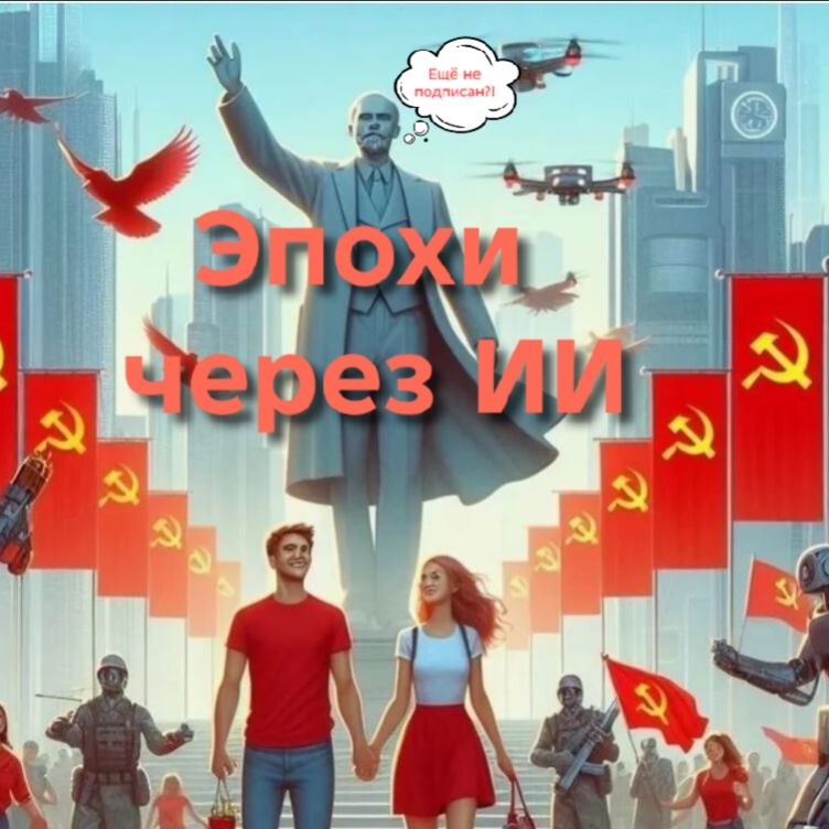 Иконка канала Эпохи через ИИ
