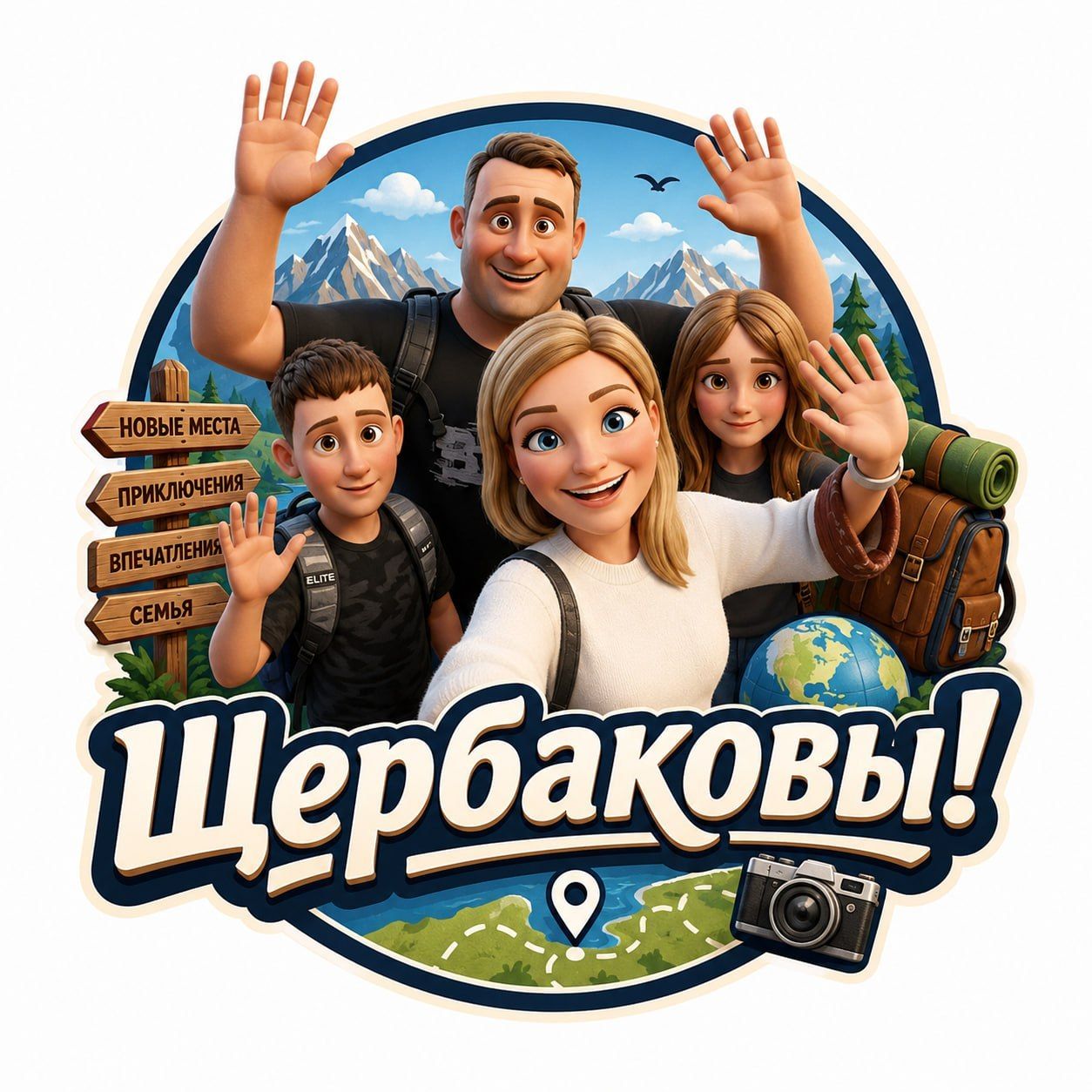 Иконка канала Щербаковы!