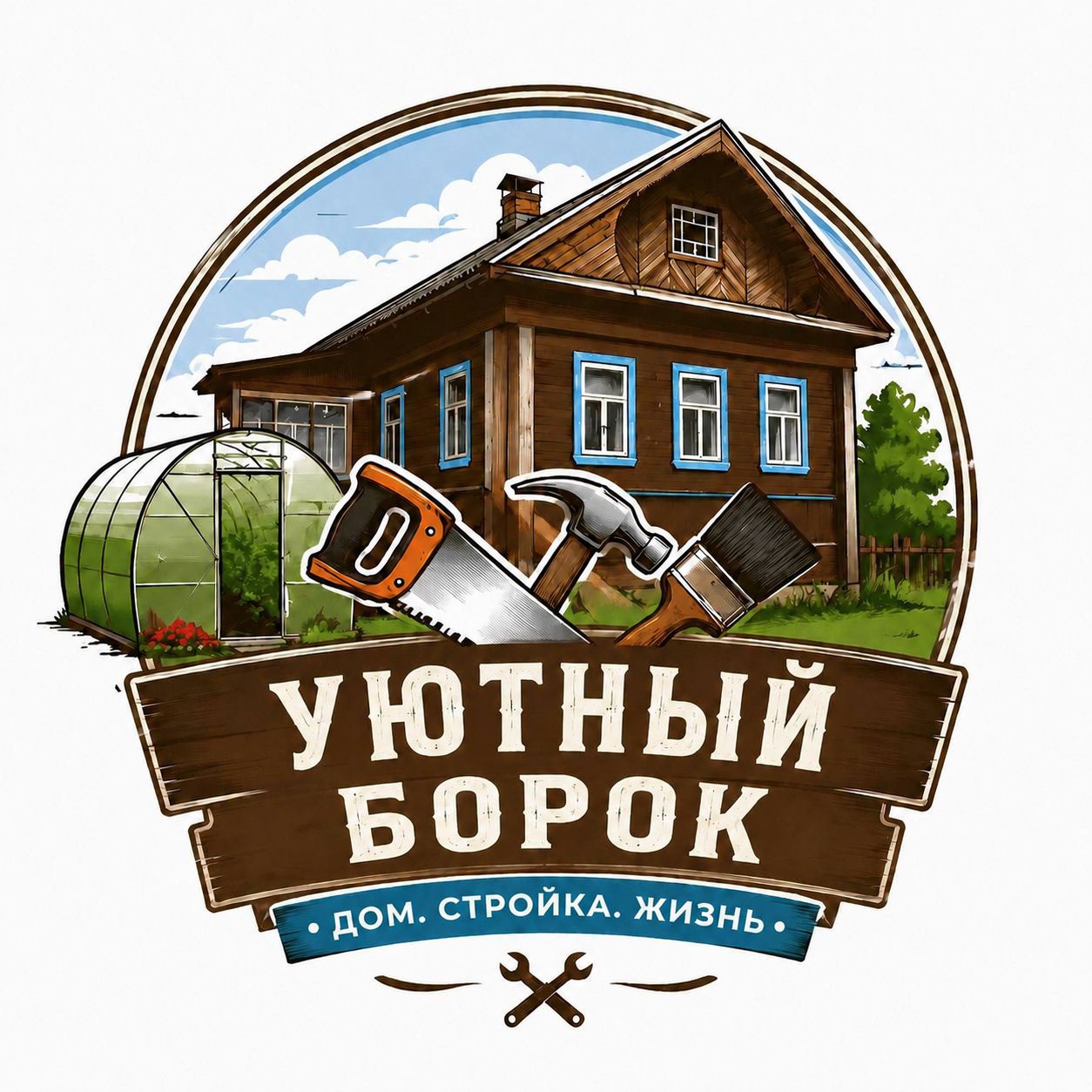 Иконка канала Уютный Борок. Ремонт и жизнь в деревне