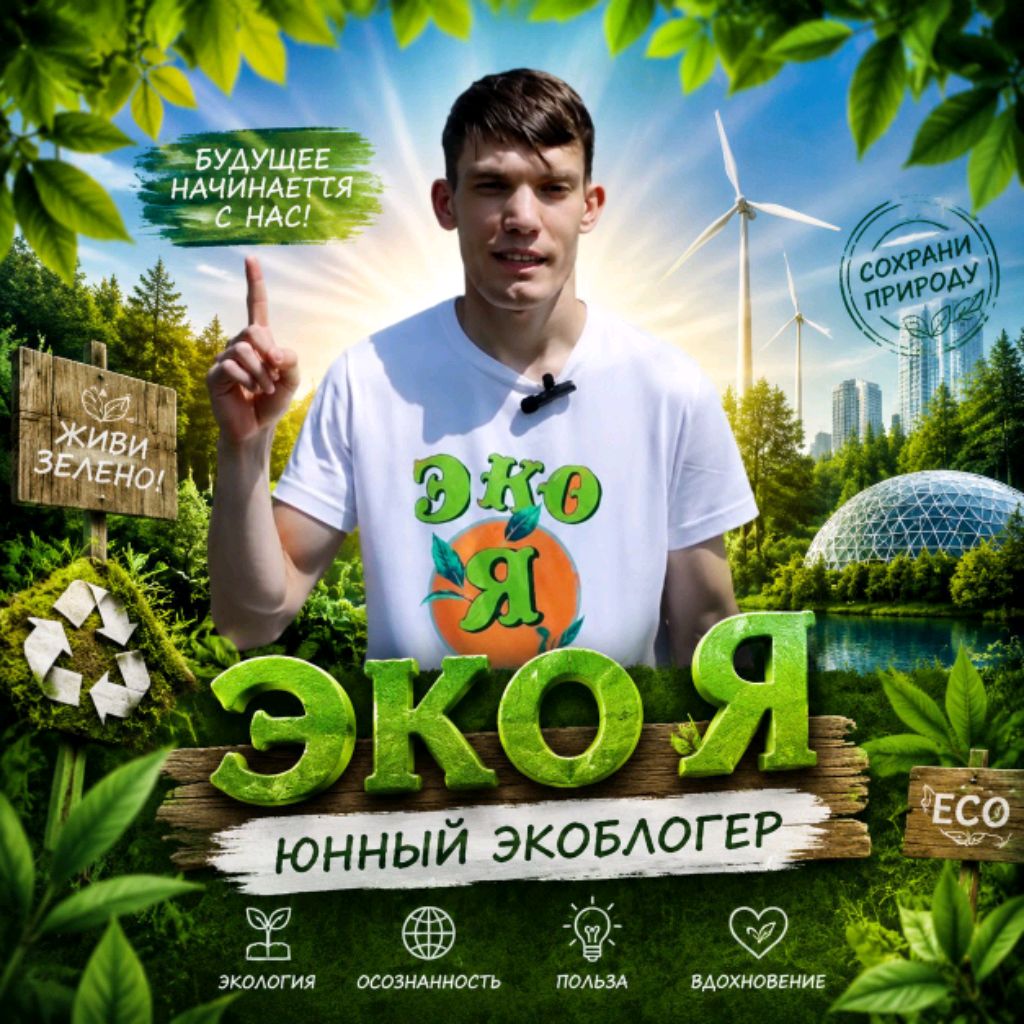 Иконка канала Эко Я / Авторский проект Юнный ЭкоБлогер