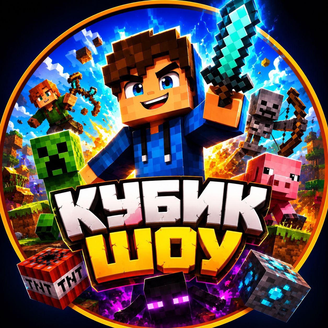 Иконка канала КУБИКШОУ