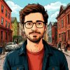 Иконка канала истории от AI