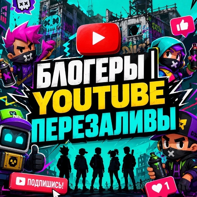 Иконка канала Блоггеры | YouTube - перезаливы