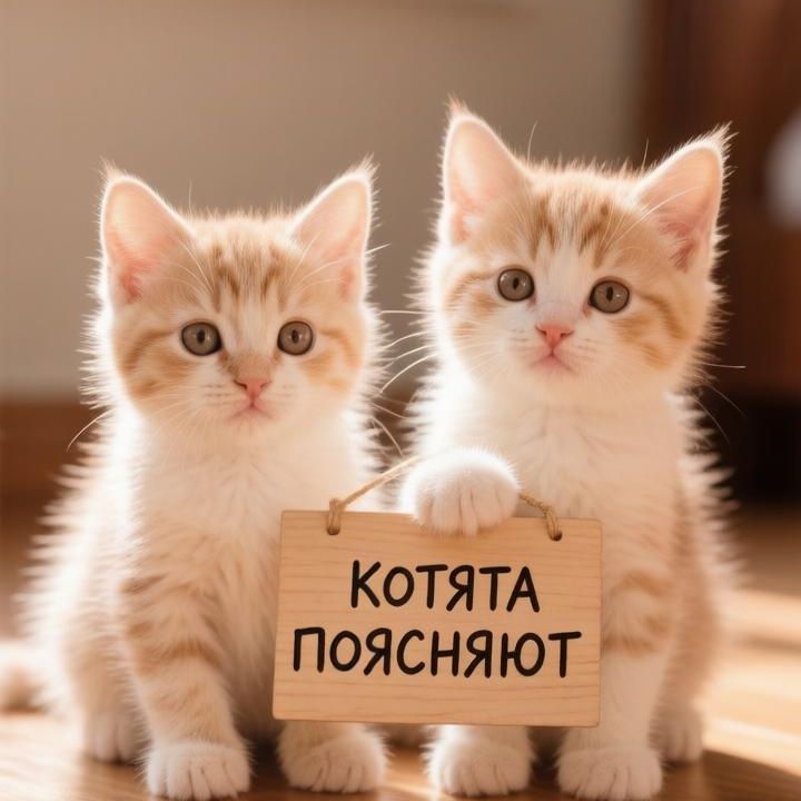 Иконка канала КОТЯТА ПОЯСНЯЮТ | DARK
