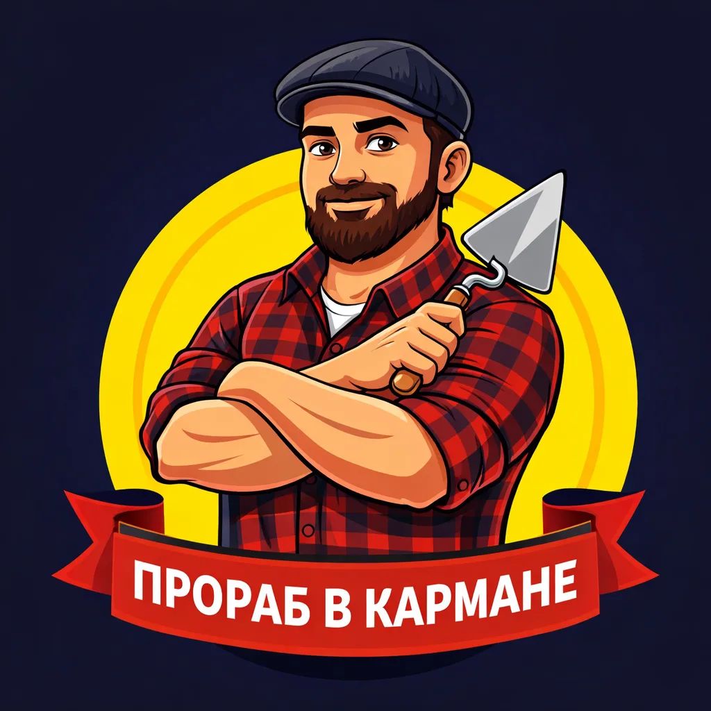 Иконка канала ПРОРАБ В КАРМАНЕ 🧱