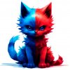 Иконка канала ❤️Красно-синий Кот💙🐱