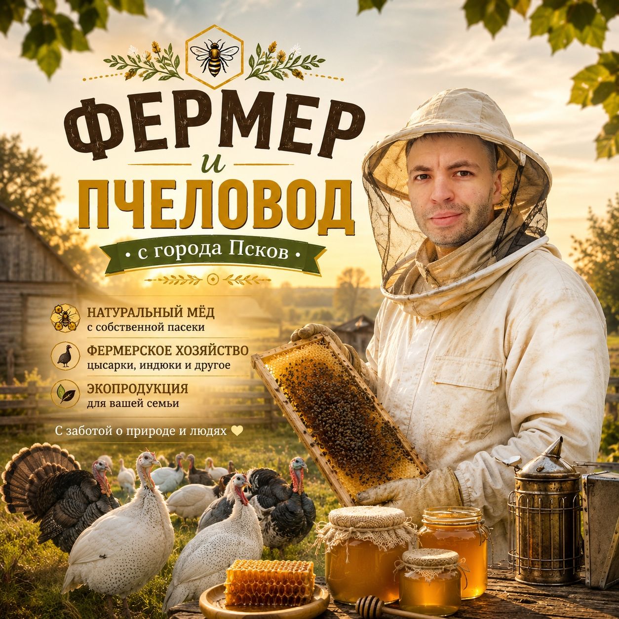Иконка канала Фермер и Пчеловод с города Псков