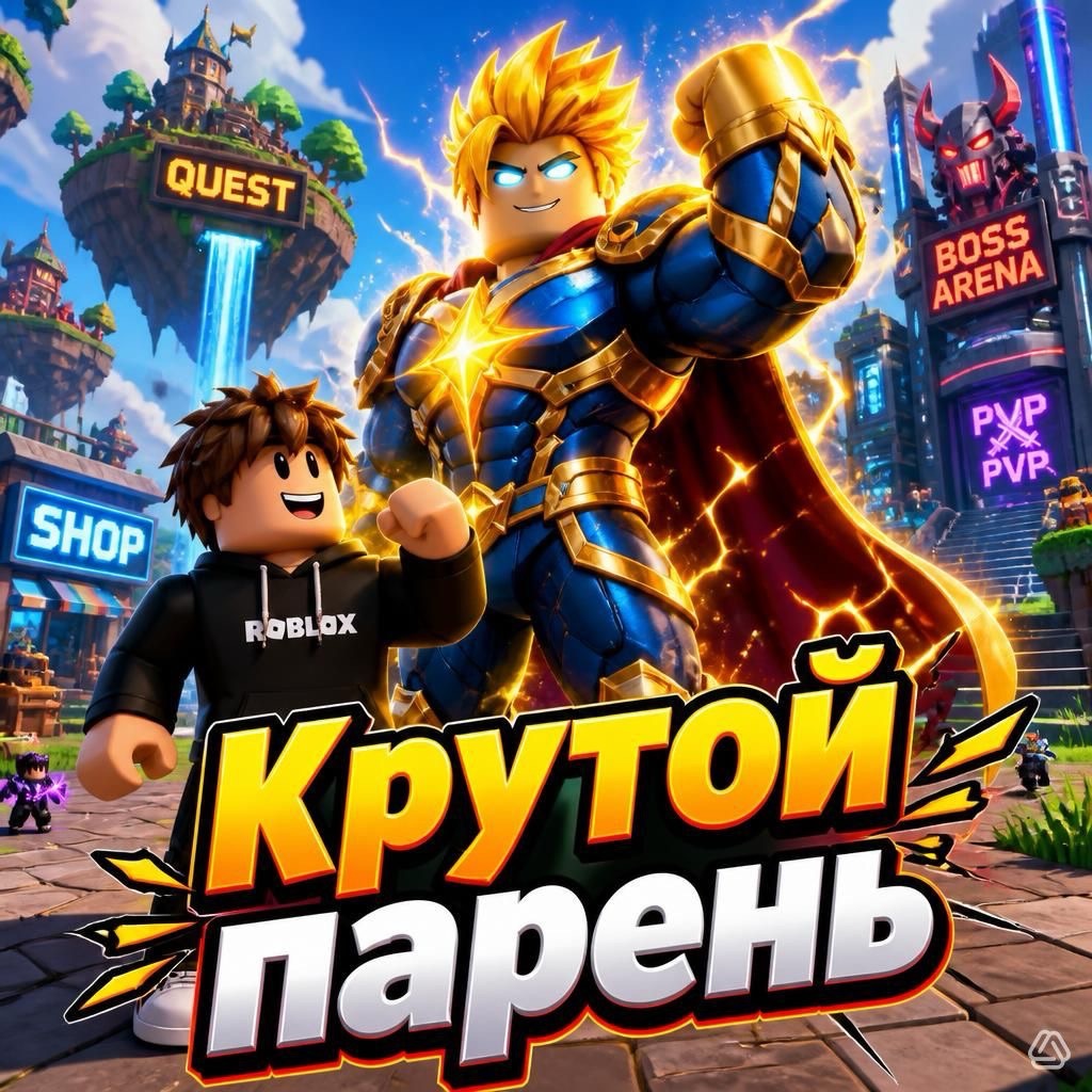 Иконка канала КРУТОЙ ПАРЕНЬ  ✌️😎